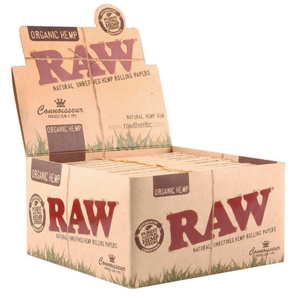 Raw Organic Connoisseur King Size Slim Rolling Papers And Tips Joeblogs